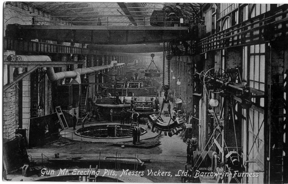 Naval guns, manufacture and mounting